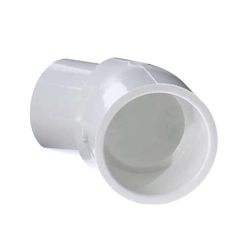 PVC Fittings 427015 1-1/2" 45 Street Elbow PVC Sch. 40 Spigot x Slip ...