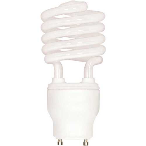 Satco S8206 23w Gu24 Base Mini Spiral Compact Fluorescent Bulb 2700k ...