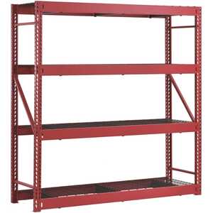 Husky N2W772478W4R 4 Tier Steel Freestanding Garage Storage Shelving Unit 77 x78 x24