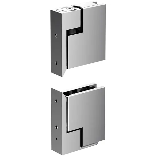CRL ZER000CH Polished Chrome Zero Hinge Set Buy Now