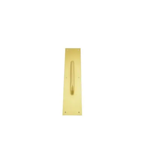 IVES 8302-6 US4 3.5x15 3 1/2" x 15" Pulls and Push Plates Satin Brass ...