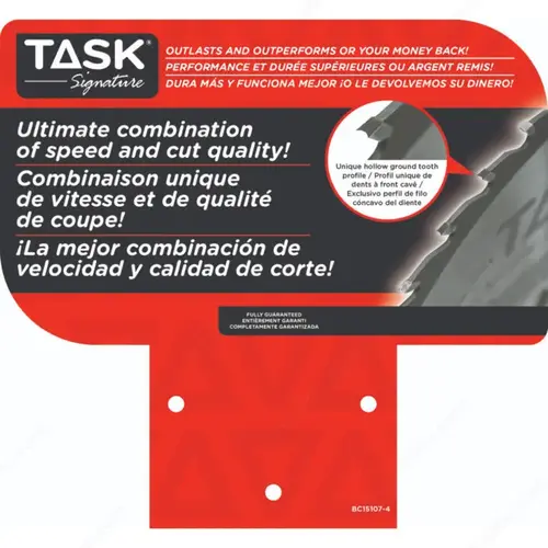 TASK Signature BC151074 Display Material: Task Signature Backer Card ...
