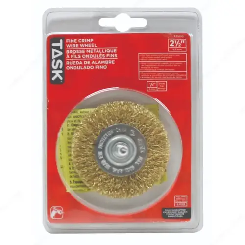 Task T25615 Brass Coated Steel Crimp Wire Wheel Buy Now