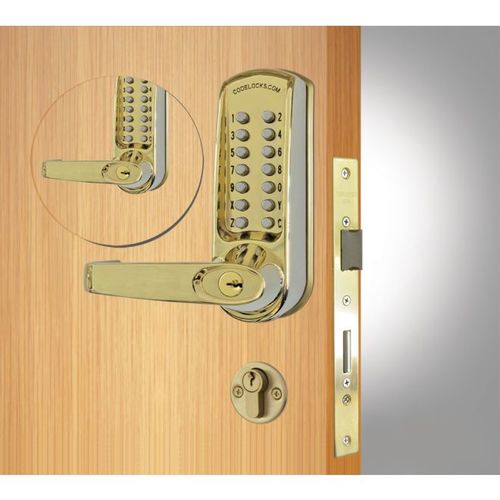 Codelock CL650BBPB Back to Back Heavy Duty Double Cylinder Mortise ...