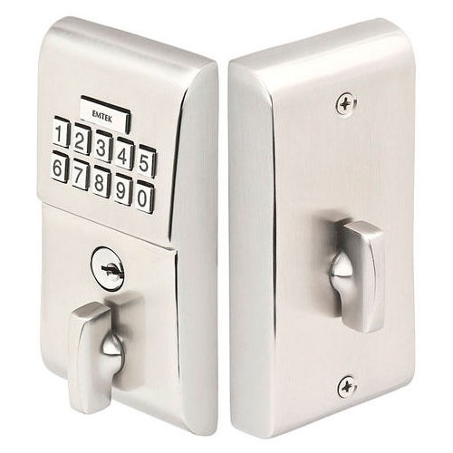 Emtek E1020US15 Modern Electronic Keypad Deadbolt Satin Nickel Finish ...