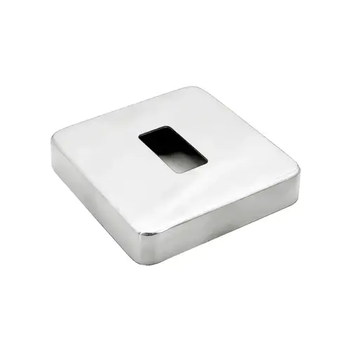 FHC PR12CVPS Flange Cover Plate For 1" x 2" Rectangular Rail - Polished ...