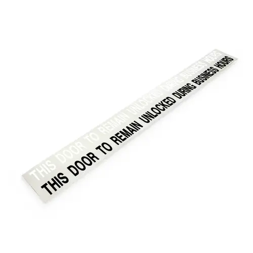FHC DRU1S Business Door Header Sign for Single Door Buy Now
