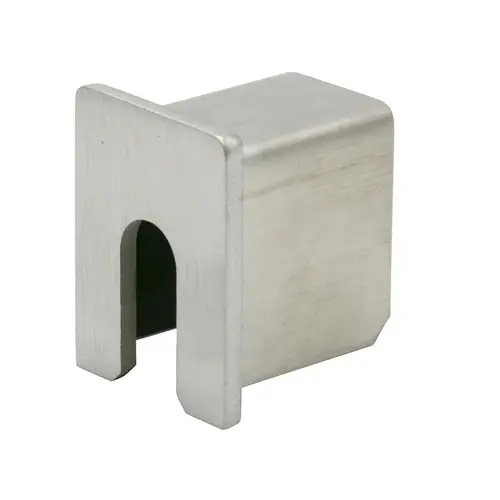 FHC CRVG1WCBS V-Cut 11 Gauge Cap Rail Wall Mount End Caps - Brushed ...