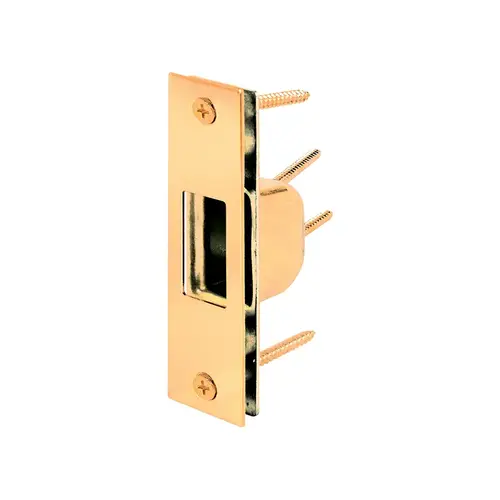FHC U9539 4-7/8" Steel Brass Plated Armored Security Box Strike Plate ...