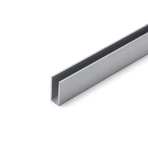 Brixwell 0D623A-CCP4 1" Deep Channel 1/4"Showcase Extrusion - Clear ...