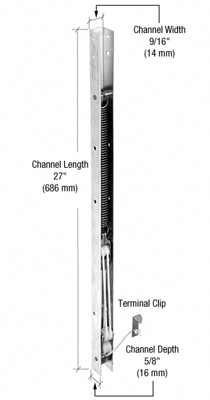 Window Channel Balance 26\" Inverted Block And Tackle Window Channel ...