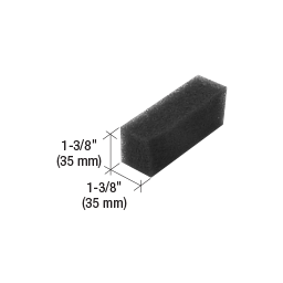 CRL-U.S. Aluminum UB635 Urethane Foam Weep Baffle - 100/Pk