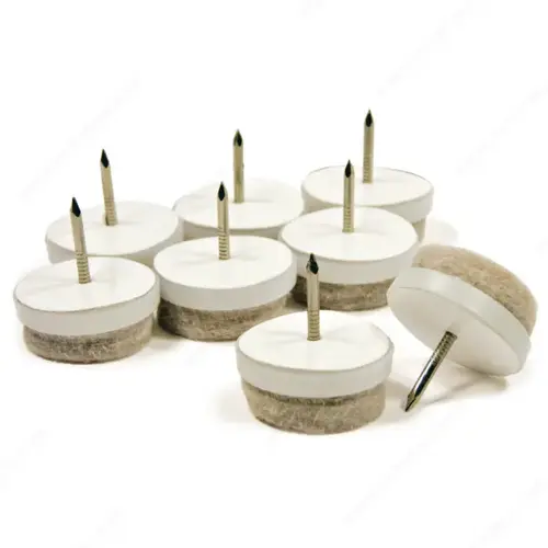 SUPER FELTAC 23134 Heavy-Duty Ferrule Round Felt Glides Buy Now