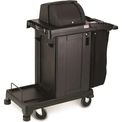 Suncast Commercial CCH255A High Security Lockable Cleaning Cart With ...