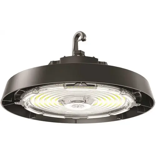 ETi 63816102 400-Watt 11" Round Integrated LED Black High Bay Light ...