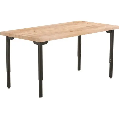 National Public Seating HDTD3-3072B Adjustable Height Utility Table ...