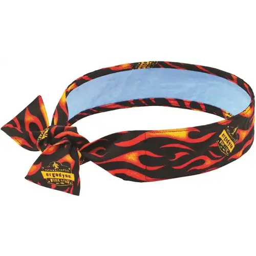 Ergodyne 12568 6700ct Flames Cooling Bandana Headband Pva Tie Buy Now