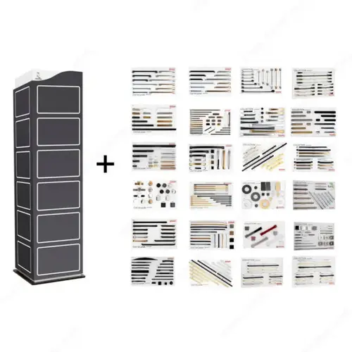 Richelieu Hardware DECOKITEXP3 Collection - 1 4-Sided Tower with 24 ...