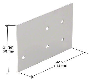 CRL-U.S. Aluminum EC455 Flat End Dam for TN451 and TT451 Window Wall ...