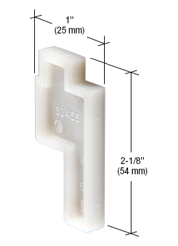 CRL-U.S. Aluminum SD455 Injected Molded End Dam- 20/Pk