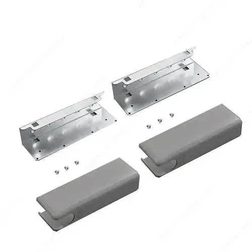 Salice FRAUFEXXSN0 Wind Top-Mount Cover Caps and Bracket Set Satin ...