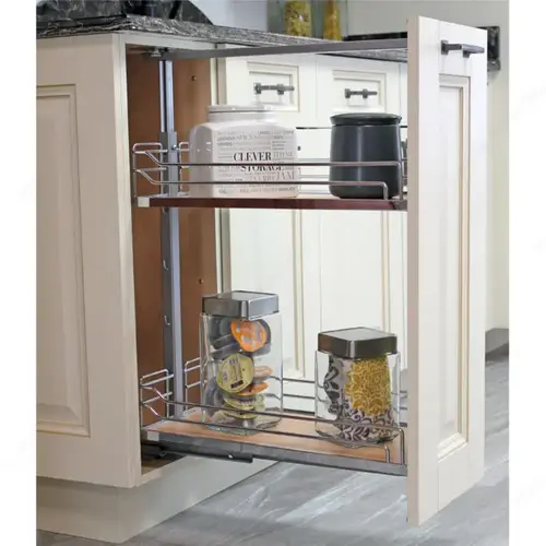 Richelieu Hardware WEBKIT1249072 Base Pull-Out II Unit Gray/Chrome Buy Now