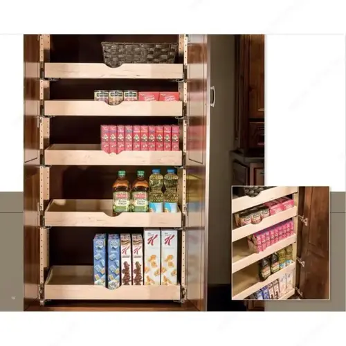 Richelieu Hardware XBONLY50 X series Bracket for Roll-Out Shelves ...