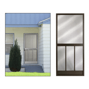 Columbia 2011008999 Custom Bravo Bronze Steel Hinged Screen Door