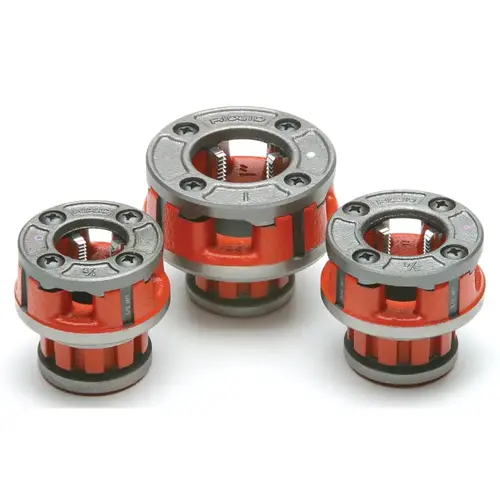 RIDGID 36375 Exposed Ratchet Threader Set, 1/8 in (NPT) to 1 in (NPT ...