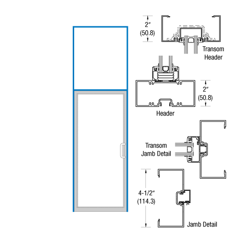 CRL-U.S. Aluminum 0Z91252R36 White KYNAR Paint Hinged Left Open Back ...