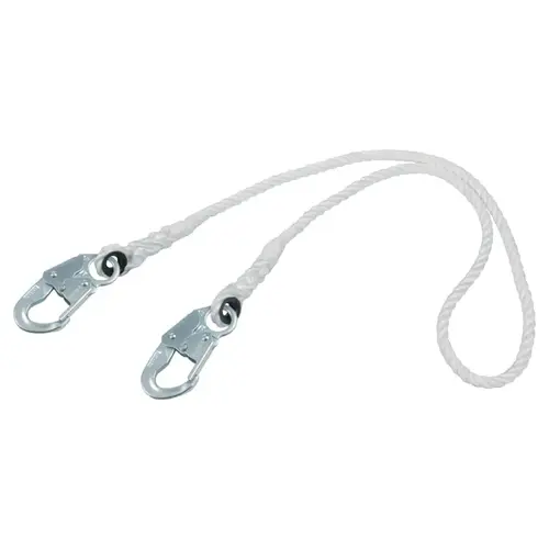 DBI-SALA 1385501 PRO Rope Positioning Lanyards, 6 ft, Self-Locking Snap ...