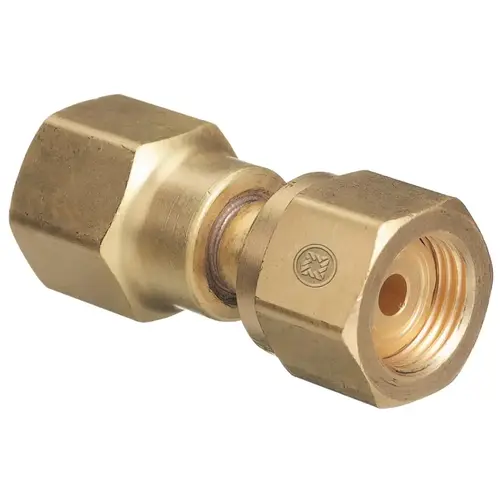 WESTERN ENTERPRISES 806 Brass Cylinder Adaptor, From CGA-320 Carbon ...