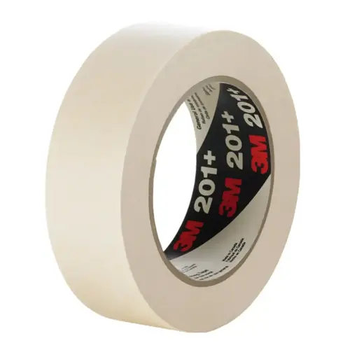3M 051115-64743 General Use Masking Tape 201+, 72 mm X 55 m x 4.4 mil ...