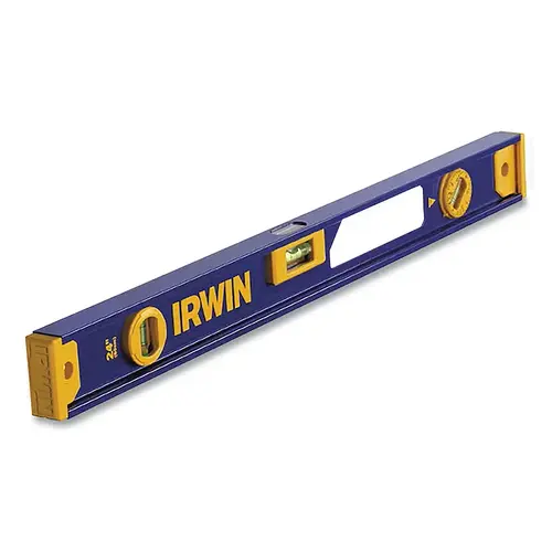 Irwin 1801091 1050 Series Magnetic I-Beam Level, 24 in L, 3 Vials Blue ...