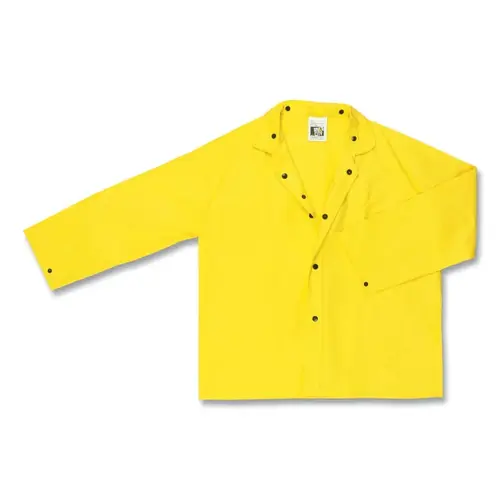 MCR Safety 300JX4 300J Wizard Series Yellow LF Rain Jacket with ...