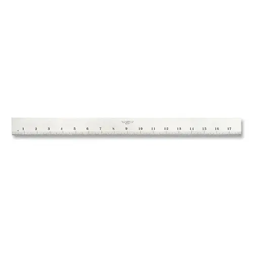 Starrett 51472 387 Series Straight Edge Rule, 48 in, Steel, Bevel and ...