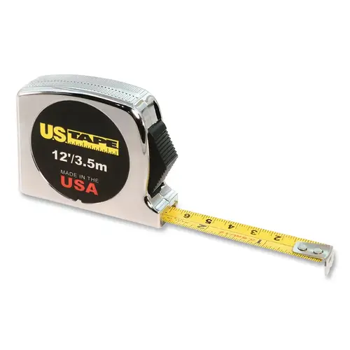 U.S. TAPE COMPANY INC. 56737 Classic Series Tape Measure, 12 ft L Blade ...
