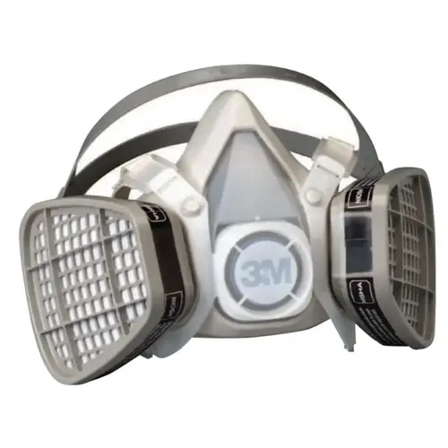3M 5101 5000 Series Half Facepiece Respirators, Small, Organic Vapors ...