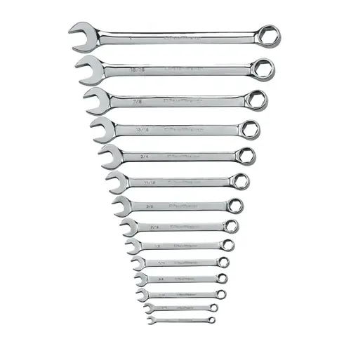 GEARWRENCH 81924 14 Pc Reg Pattern Combination Wrench Sets, 6 Point ...