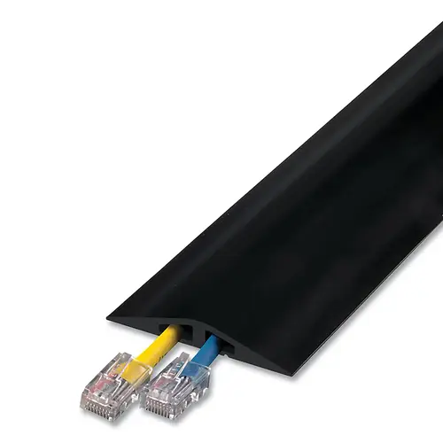 CHECKERS RFD210 Rubber Duct Cable Protector, 0.4375 in H x 3 in W x 120 ...