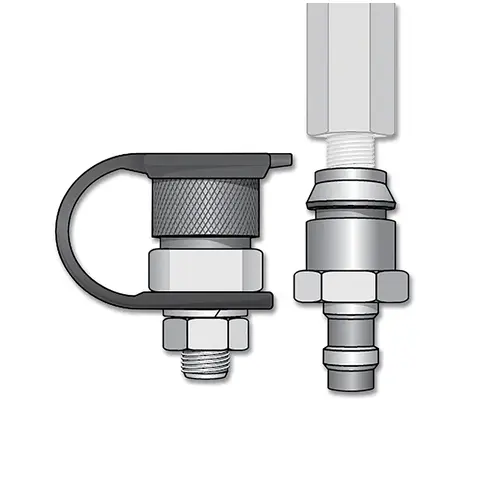 CHECKERS FSQDKITDUD Warning Whip Quick Disconnect Base Mount, Non ...