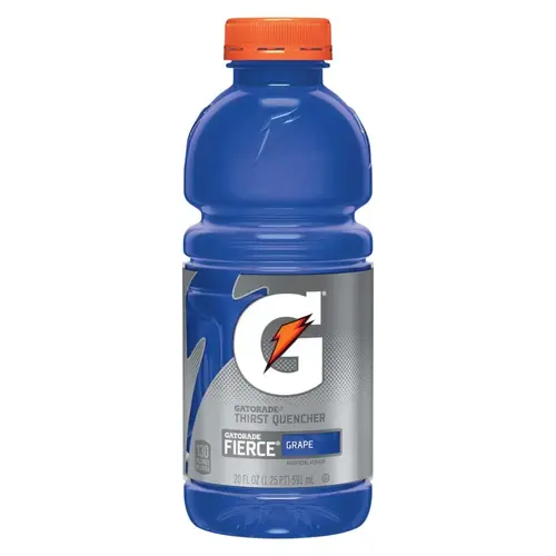 Gatorade 32482 20 Oz. Fierce Grape Wide Mouth Thirst Quencher Drink ...