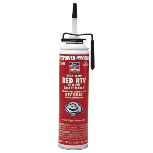 PERMATEX 85915 High-Temp Red RTV Silicone Gasket Maker, 7.25 oz ...
