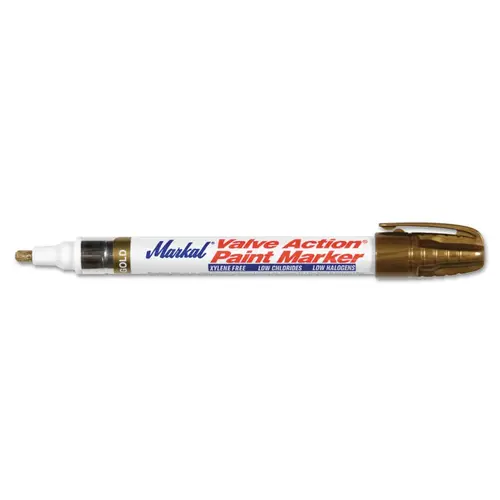 LACO/MARKAL 96827 PAINT-RITER VALVE ACTION Paint Marker, Gold, 1/8 in ...