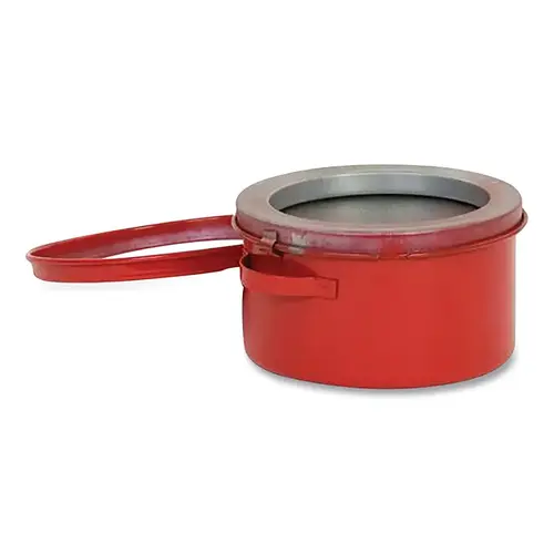Eagle B601 Bench and Daub Can, 1 qt Capacity, Red, Galvanized Steel ...