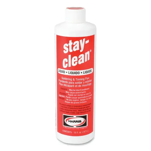 Harris SCLF16 Stay-Clean Liquid Soldering Flux, Bottle, 16 oz Buy Now
