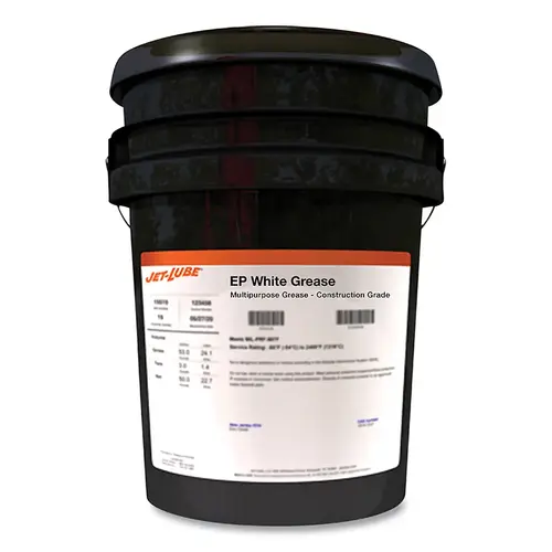JET-LUBE 64016 EP White Grease Multipurpose Grease, 5 gal, Pail Buy Now