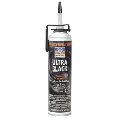 PERMATEX 85080 Ultra Silicone RTV Gasket Maker, 9.5 oz, PowerBead Can ...