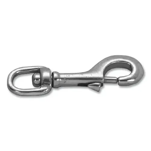 Campbell's T7631324 Snap Hook, Stainless Steel, Swiveling Round Eye ...