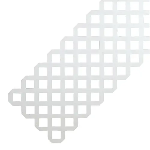 Deckorators 275429 2 Ft. W x 8 Ft. L x 1/8 In. Thick White Vinyl ...